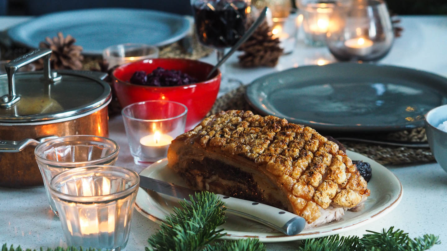 Klassisk ribbe som er langtidsstekt (perfekt svor) – Ida Gran-Jansen